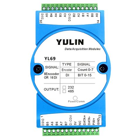 8路编码器脉冲计数器或16路di高速计数器，modbus Rtu模块 Yl69 485232 知乎