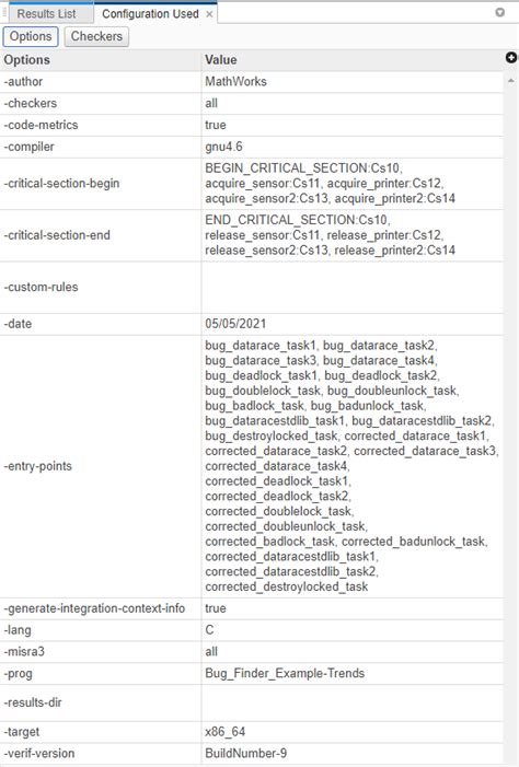 Configuration Settings In Polyspace Access Web Interface Matlab