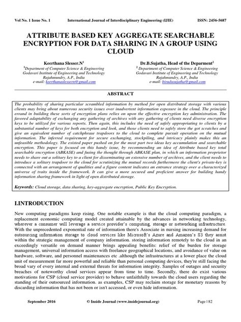 Attribute Based Key Aggregate Searchable Encryption For Data Sharing In