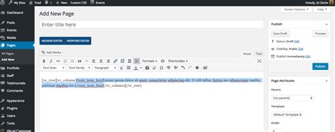 Adding Wpbakery Content To A Widget Sidebar Or Footer Total Docs
