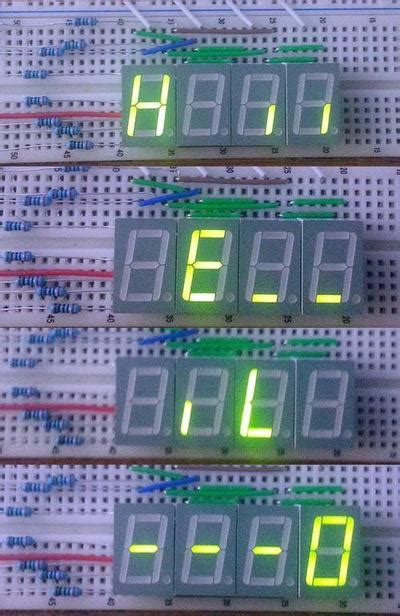 Two Shift Regs Segment LED Displays Artifacting LEDs And Multiplexing Arduino Forum