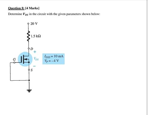 solved question 8 [4 marks] determine vps in the circuit