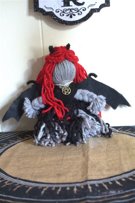 Goddess Lilith Yarn Doll Pagan Goddess Lilith Doll Goddess Etsy