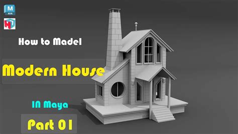 How to Model a Modern House in Maya | Autodesk Maya tutorial | 3D House ...