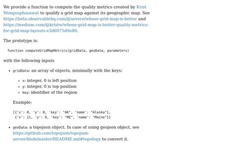 Grid Map Quality Criteria Sylvain Lesage Observable