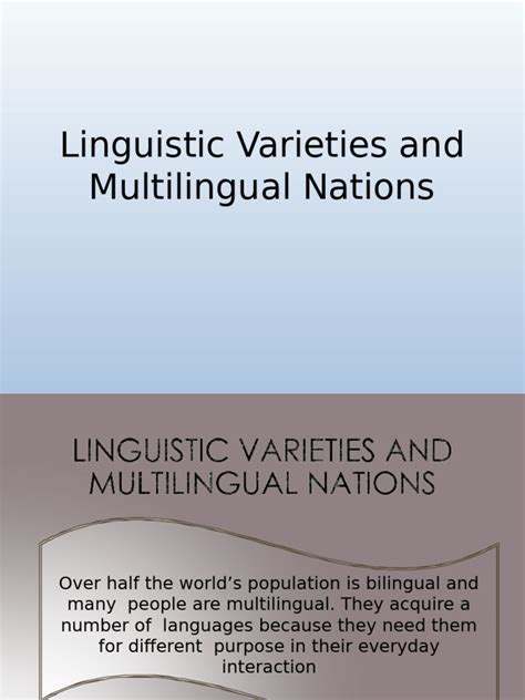 Week 4 Multilingual Speech Community Ii 2 Pdf Multilingualism