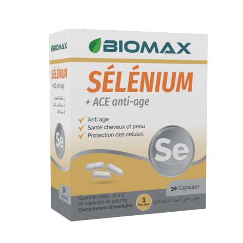 Biomax Selenium Officine Pharmaceutique Du Dr Khellaf Samy Skikda