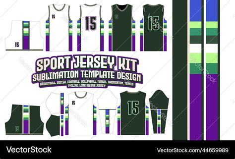 Milwaukee Bucks Jersey Design Pattern Template Vector Image