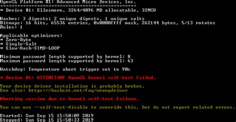 Hashcat Forum Hashcat Wont Start Insufficient Memory Available