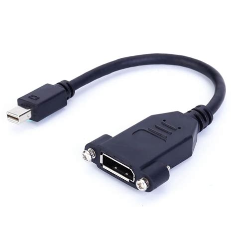 Mini Displayport Mini Dp To Dp Panel Mount Cable