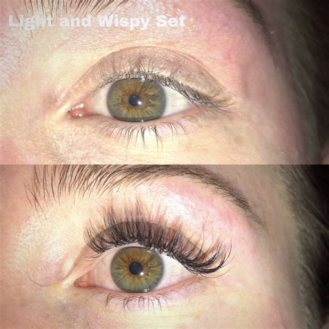 Blink Lash Studios Before And After Light And Wispy Eyelash Sets