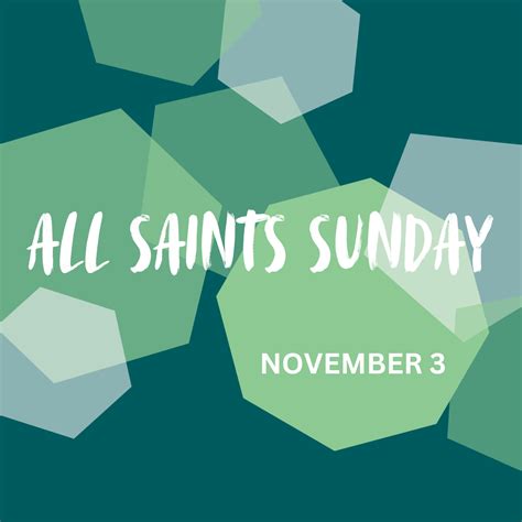 All Saints Sunday — Vine Street Christian Church