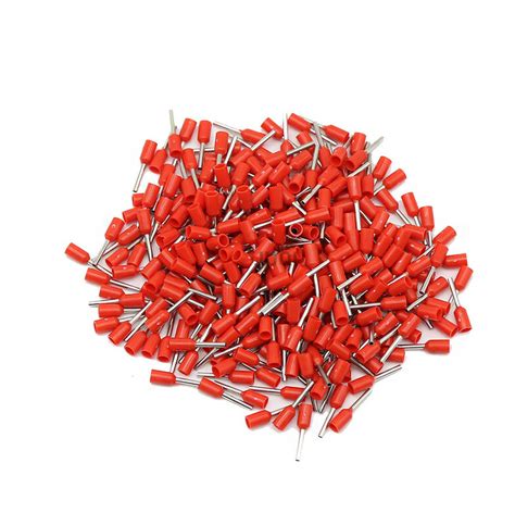 관형 터미널 핀 사전 절연 배선 터미널 냉간 압착 구리 코 구리 튜브 터미널 05mm ² E0506 E0508