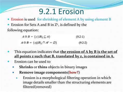 Chapter 9 Morphological Image Processing Pptx