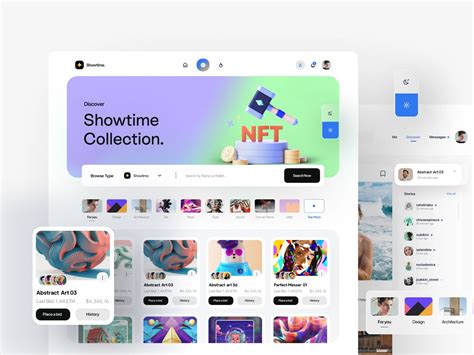 NFT Platform Redesign Web Development Design Web Layout Design App Design Inspiration