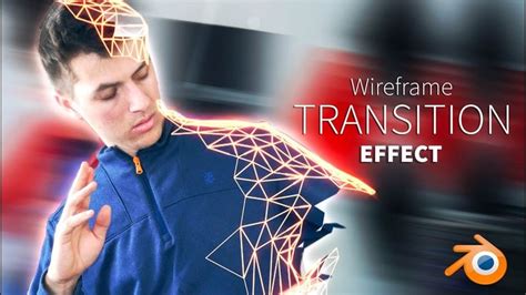 Make An Awesome Wireframe Transition Effect Blender Tutorial Blender Tutorial Wireframe Blender