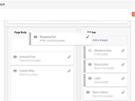 Add Shopping Cart Widget To Blogs On Blogger Themes How To S Irsah InDesigns Blog