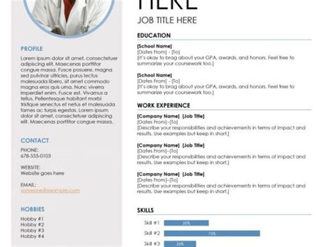 Attractive Resume Format Word File Template Free Cv Resume Template Download Modern Resume