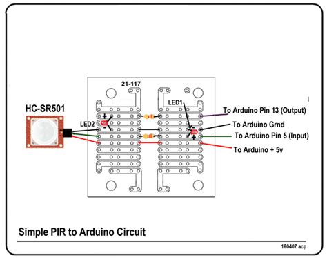 PIR Sensor To Arduino All About Circuits