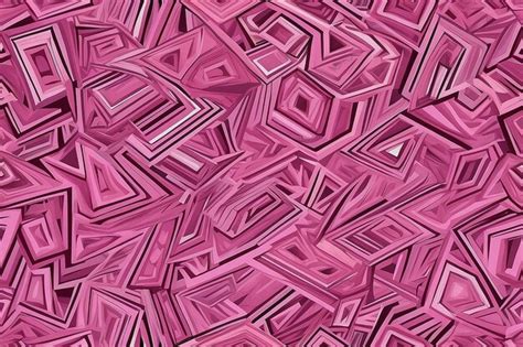 Premium Photo Pink Seamless Irregular Rectangle Pattern Background  Version