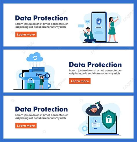 Global Data Security Personal Data Security Cyber Data Security Online Concept Illustration