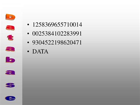 ppt database powerpoint presentation free download id 853908