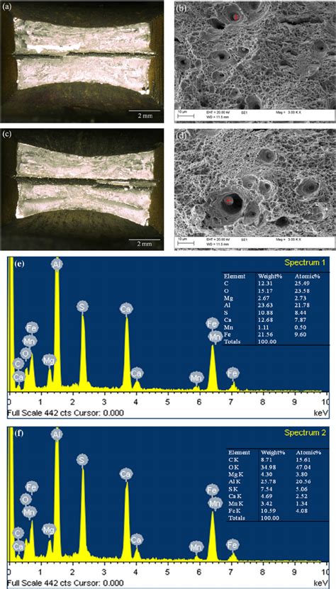 Sem Micrographs Showing The Fracture Surface Morphology For The Tensile