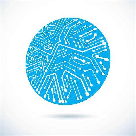 Premium Vector Vector Microchip Design Cpu Information