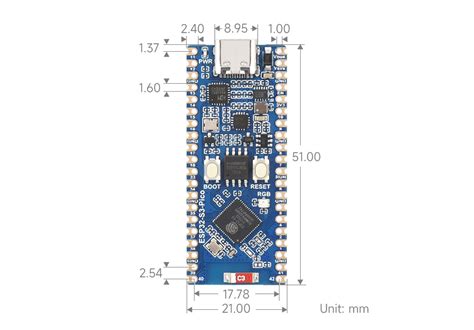 esp32 s3 microcontroller 2 4 ghz wi fi development board w headers