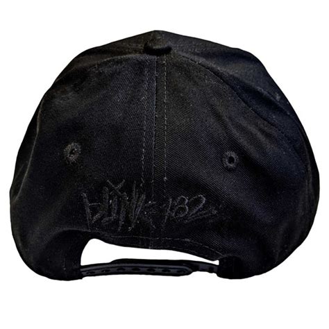 Baseball Hat Blink 182 Black Six Arrow Smile Rock Heavy Metal Punk