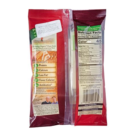 Sargento Light String Cheese 225 G Online At Best Price Lulu Qatar