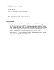 Calculate Average Rainfall Using Nested Loops Practice Questions