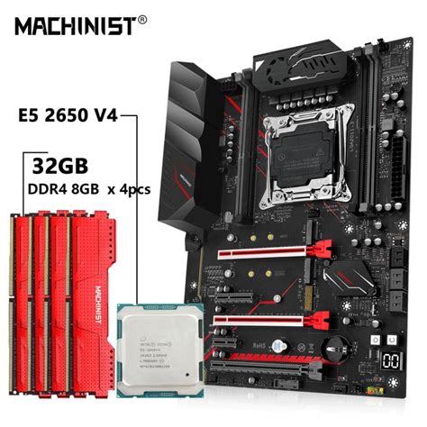 Machinist Mr9a Pro Max X99 Motherboard Kit Set With Xeon E5 2650 V4 Cpu