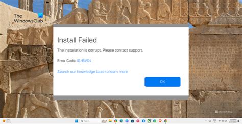 Install Failed The Installation Is Corrupt Epic Games Launcher Error