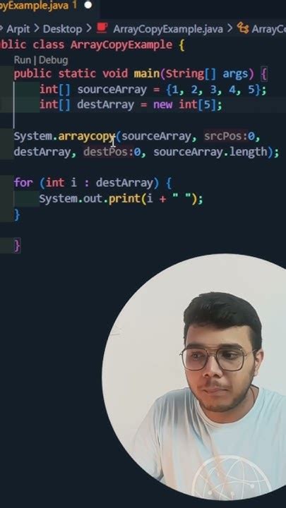 Arraycopy In Java Arpit Error In The Code Jeemains Codingerrors