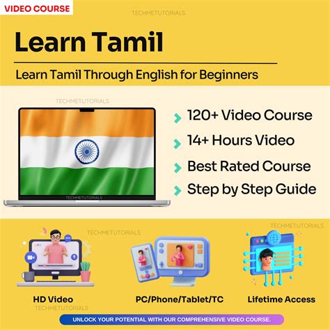 learn tamil for beginners [120 lessons video tutorial] learn