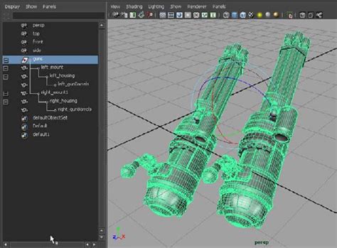 Creating Node Hierarchies In The Outliner ~ Maya In Design