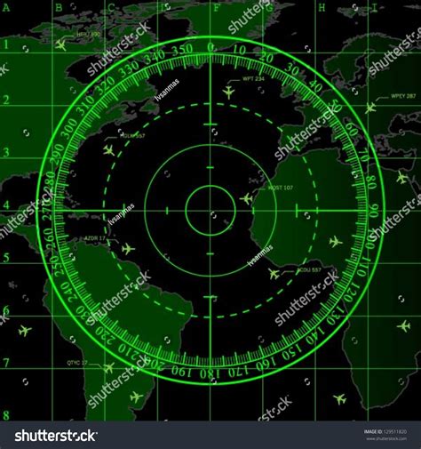 Simple Radar Grid Texture