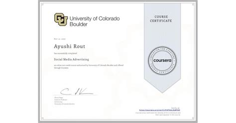 Ayushi Rout On Linkedin Completion Certificate For Social Media