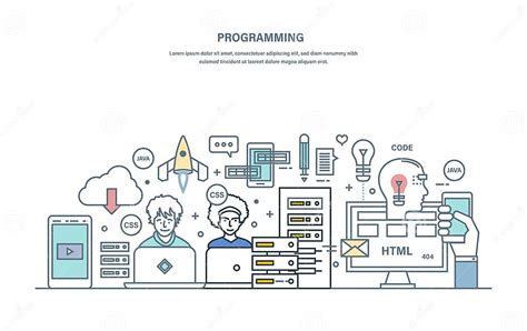 Programmation Développement De Logiciel Dans Des Langages De Haut Niveau Et Le Codage