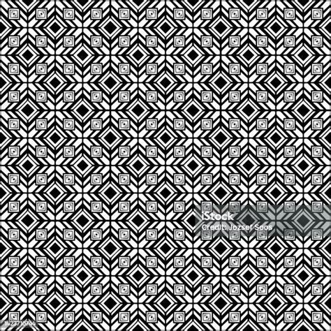 흑백 매끄러운 패턴 텍스처 그레이스케일 장식 그래픽 디자인 0명에 대한 스톡 벡터 아트 및 기타 이미지 0명 구 구도 Istock