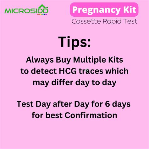 Prega Kit Pregnancy Test Kit Microsidd