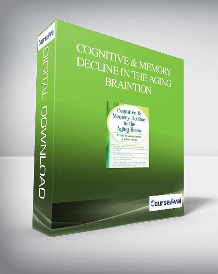 37 Cognitive And Memory Decline In The Aging Brain Effective