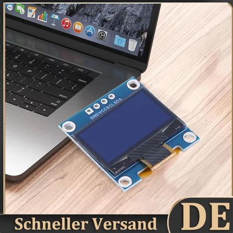 0 96 ZOLL OLED Modul 4pin IIC 128x64 SSD1315 Treiber für Arduino weißes Display EUR 3 80