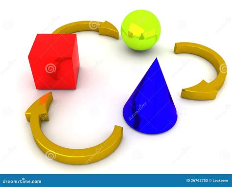 Convert Geometry Stock Illustration Illustration Of Arrow