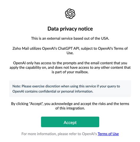 Zia Ai Integration Zoho Mail