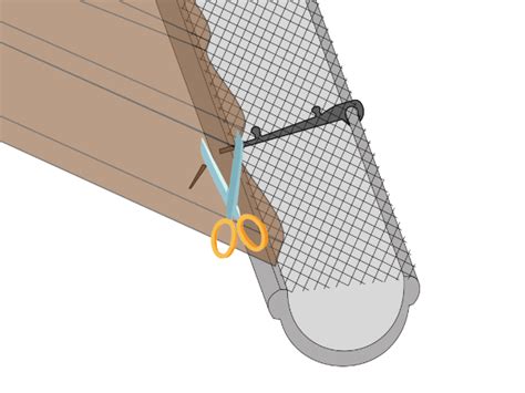 Detailed Plastic Mesh Gutter Guard Installation