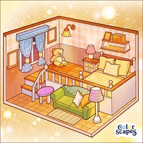 Kawaii Room Doll House With Furniture