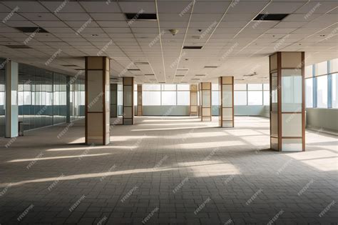 premium ai image empty workspace offices