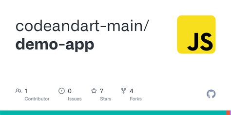 github codeandart main demo app